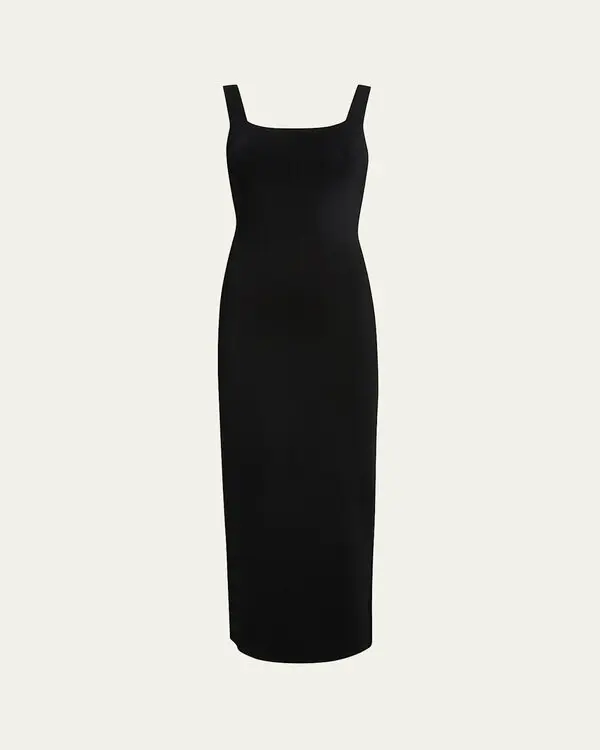Khaite Dixi Knit Maxi Dress - Black