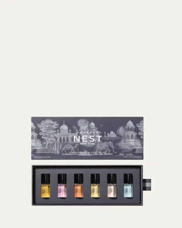 NEST NEW YORK Voyages Perfume Oil Discovery Set, 6 X 3ml