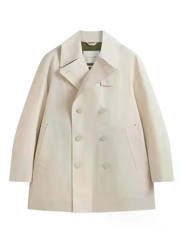 Mackintosh Canonbie Pea Coat - White