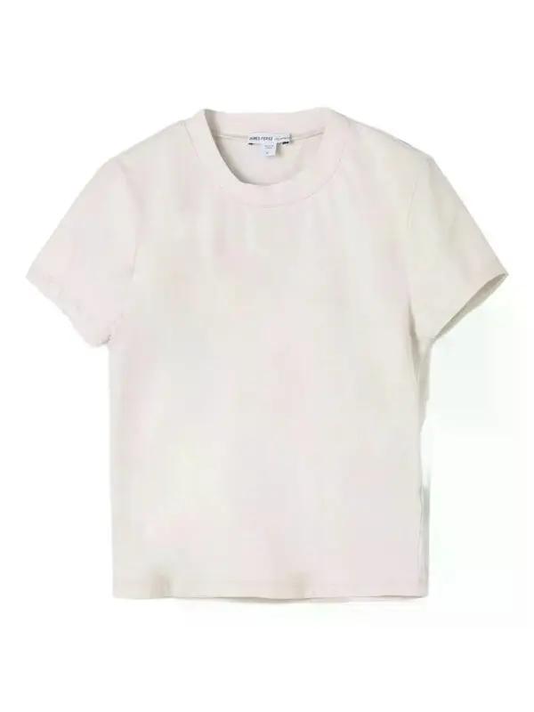 JAMES PERSE Cropped T-shirt - Neutrals