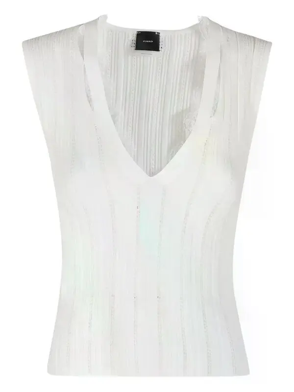Pinko Ribbed Knit Top