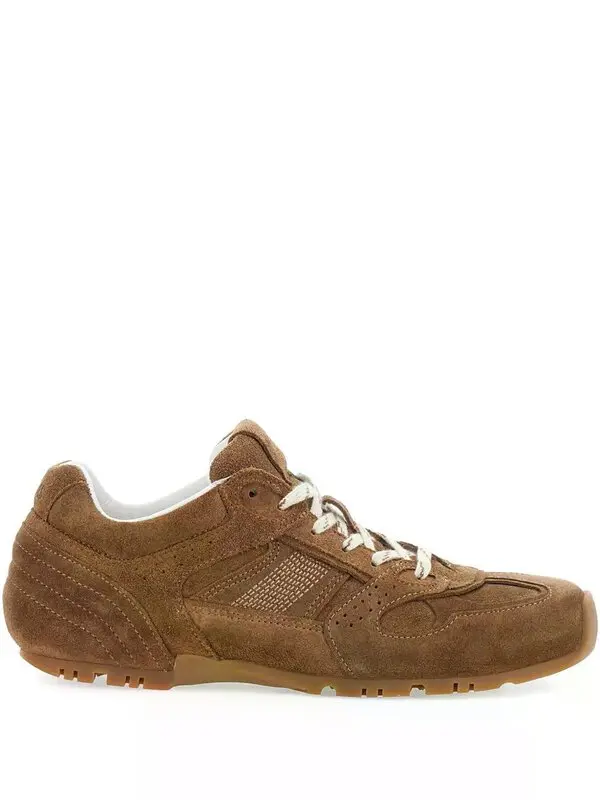 ALOHAS Suede Lace-up Sneakers - Brown