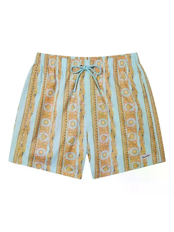 BOARDIES Graphic-print Swim Shorts - Blue
