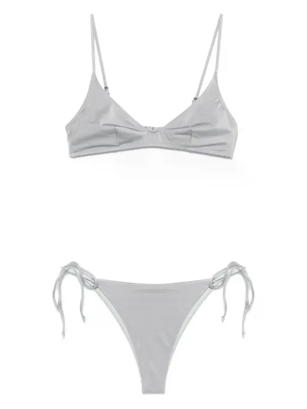MC2 SAINT BARTH Shimmer-effect Two-piece Bikini