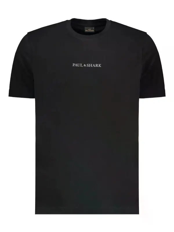 Paul & Shark Logo-print T-shirt - Black