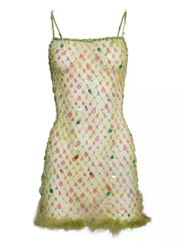 ROBERTA EINER Sequin-embellished Mini Dress