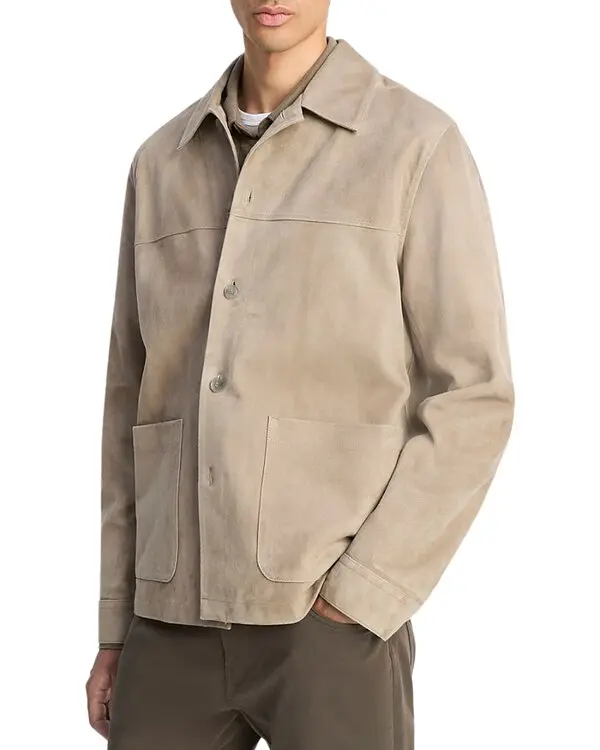 Vince Suede Shirt Jacket