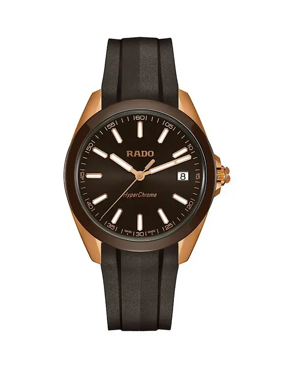RADO Hyperchrome 42mm Watch - Brown/brown