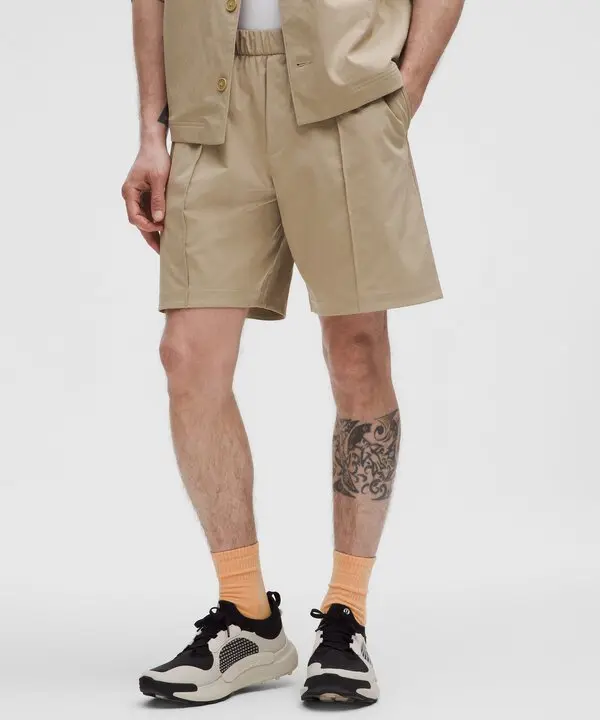 Lululemon Woven Pintuck Pull-on Short - Sheer Oak