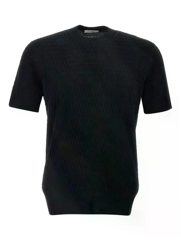 PAOLO PECORA Patterned-jacquard T-shirt