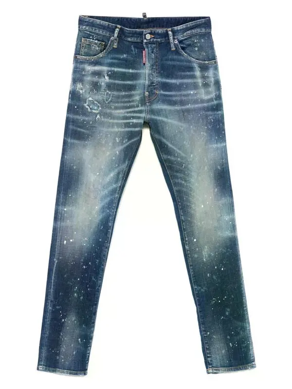 Dsquared2 Ripped Wash Jeans