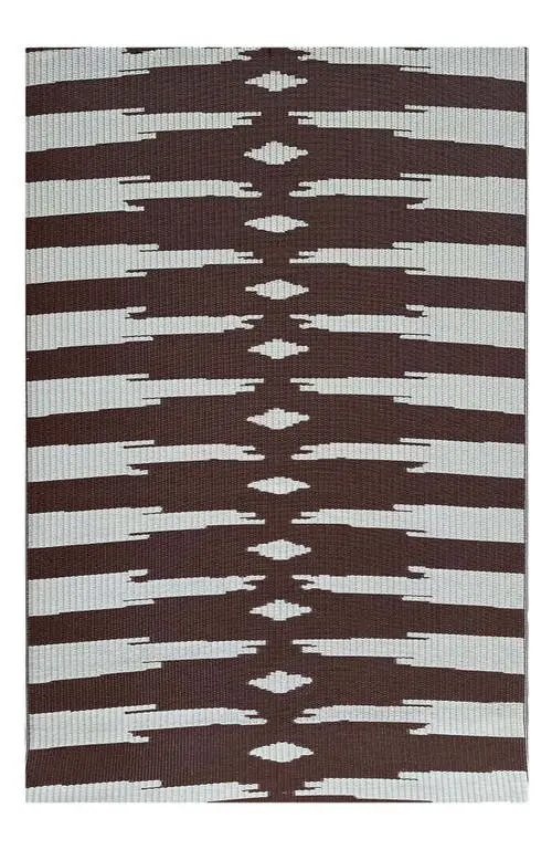 MAD MATS Brown & Off White