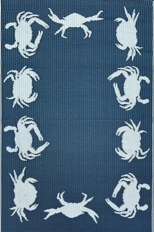 MAD MATS Crab Blue & Teal