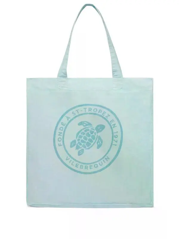 Vilebrequin Linen Tote Bag - Blue