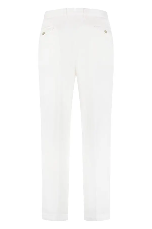 THE (ALPHABET) The Cotton Chino Trousers - White