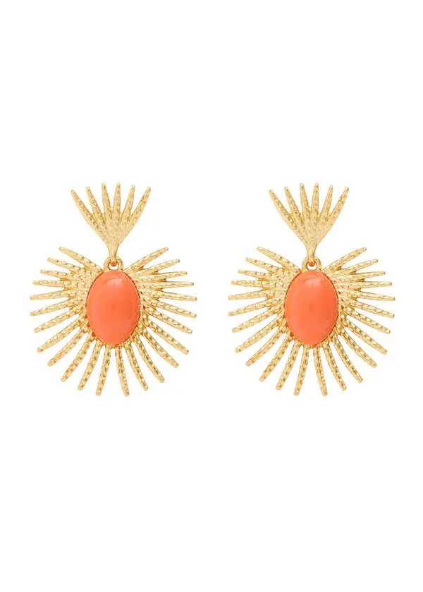 KENNETH JAY LANE 22kt -plated Drop Earrings