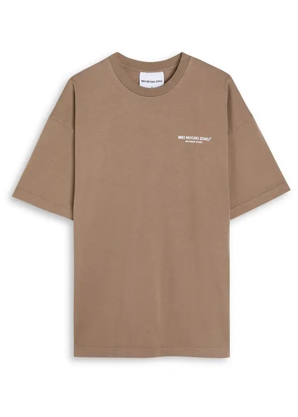 MKI MIYUKI ZOKU Design Studio Cotton T-shirt - Brown