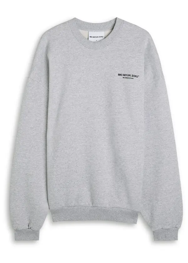 MKI MIYUKI ZOKU Cotton-blend Sweatshirt - Grey