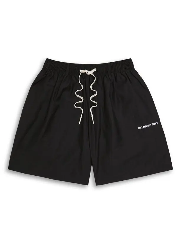 MKI MIYUKI ZOKU Washed Cotton-blend Short
