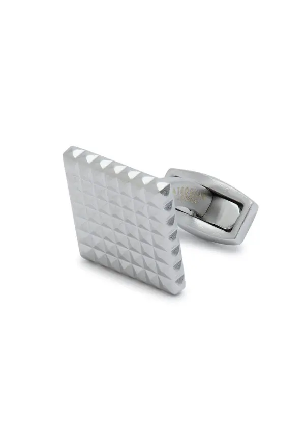 Tateossian Diamond Giza Square Palladium-plated Cufflinks