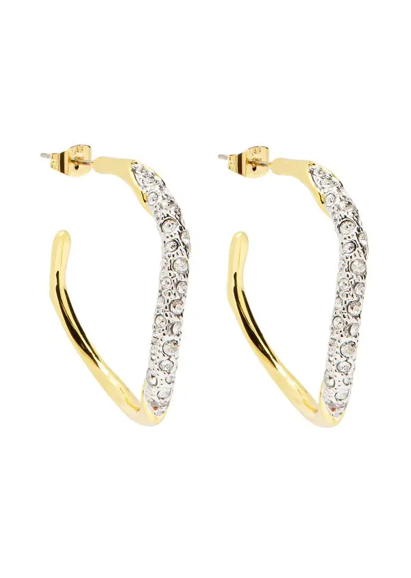 Alexis Bittar 14kt -plated Hoop Earrings