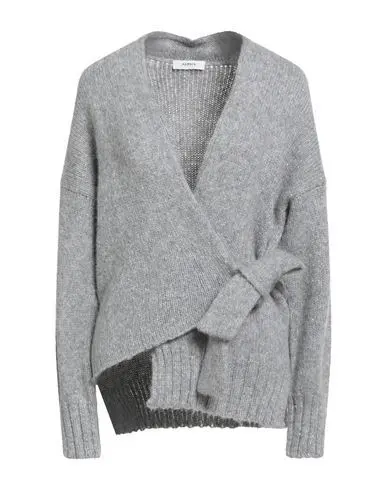 Alpha Studio Solid Color Cardigan With Sequins - Grey
