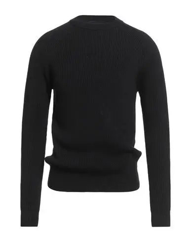 Alpha Studio Merino Wool Sweater - Black