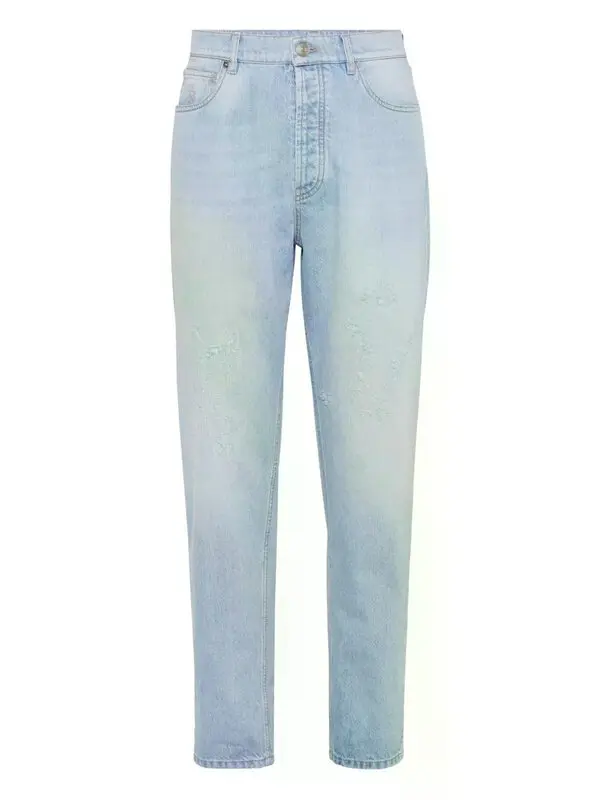Brunello Cucinelli Ripped Jeans - Blue
