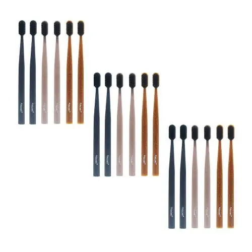 PURSONIC Eco Essentials Bundle 3 Packs Of 100% Cedarwood Toothbrushes