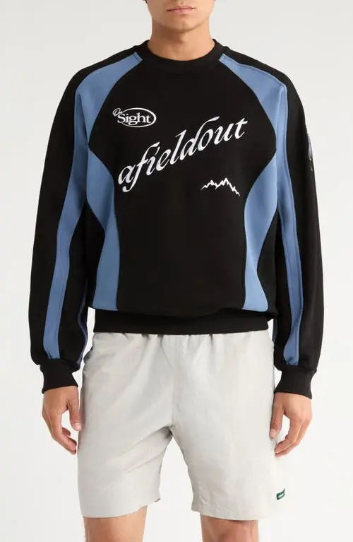 AFIELD OUT Alpine Colorblock Crewneck Sweatshirt