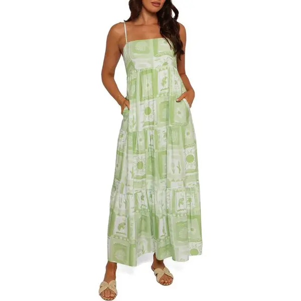 PETAL & PUP Eudora Print Maxi Sundress
