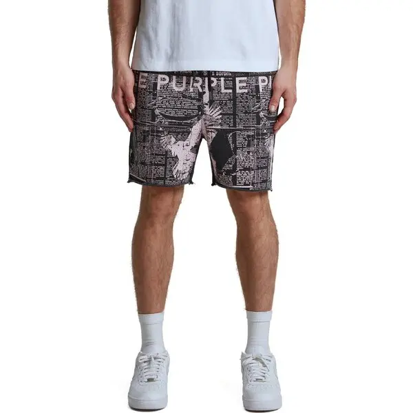 PURPLE BRAND Mwt Fleece Sweat Shorts