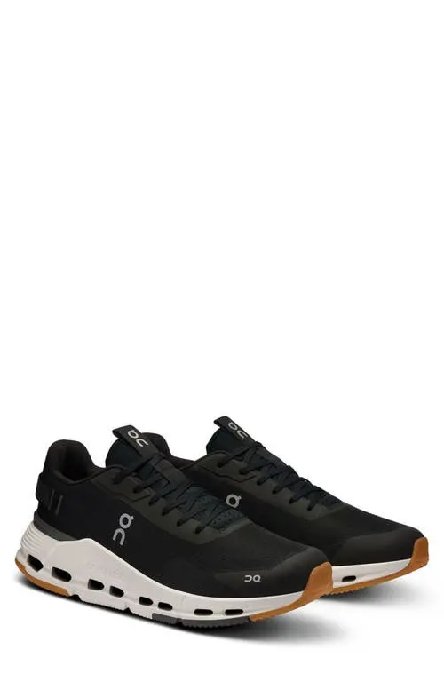 On Cloudnova Form Sneakers - Black/ Ivory