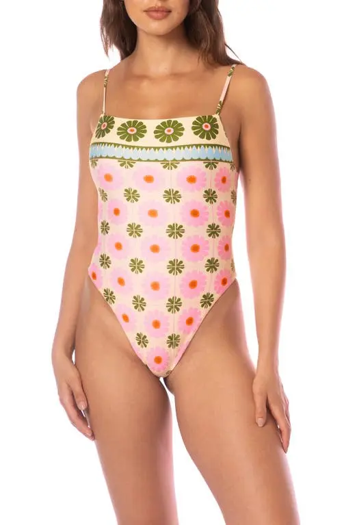 MAAJI Briella Lace-up Reversible One-piece Swimsuit