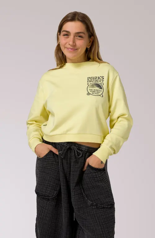 PARKS PROJECT Dark Sky Scale Cropped Crewneck