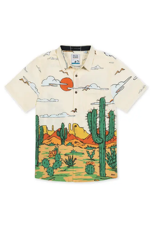 BAJA LLAMA A Stay At The Western7-seas Button Up