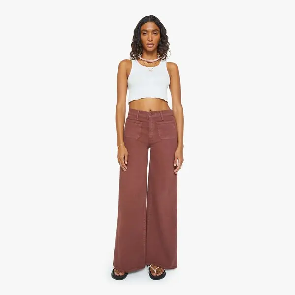 MOTHER Patch Pocket Wide Leg Pants