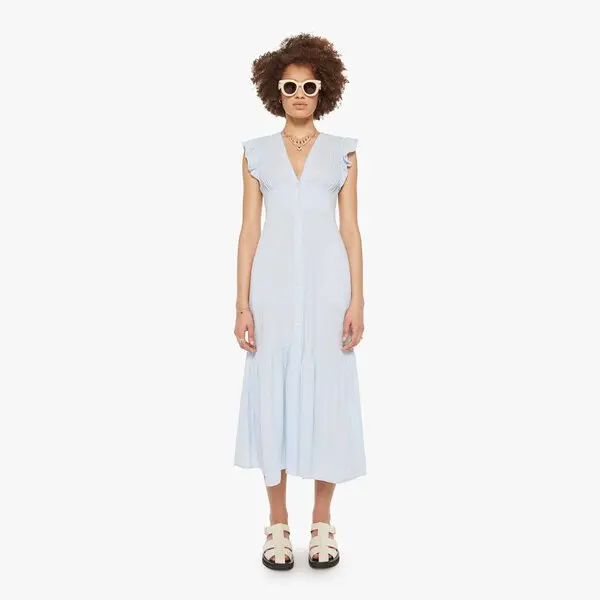 Xirena Davana A-line Midi Dress - Blue