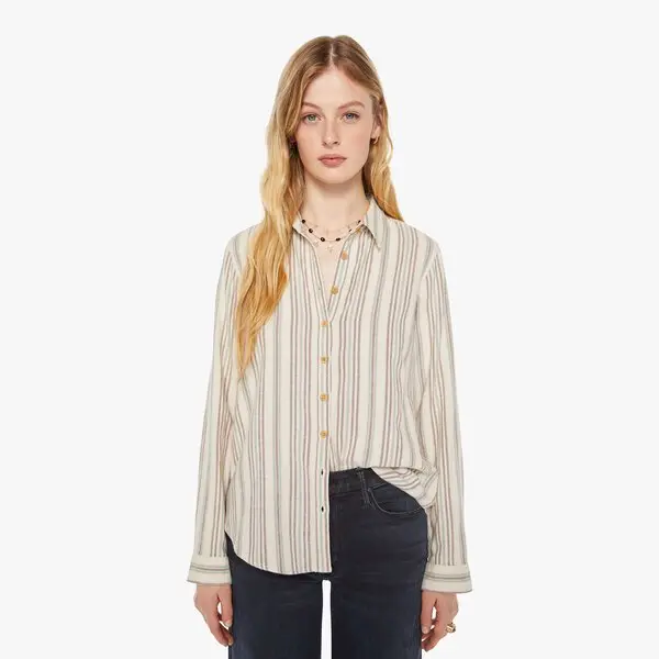 Xirena Scout Striped Shirt - Sand
