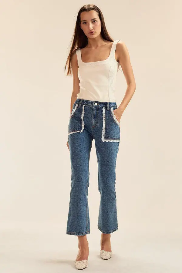 Cynthia Rowley Baby Doll Jean - Denim