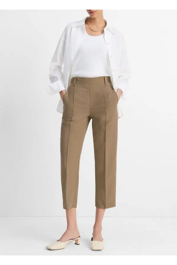 Vince Utility Tab-detail Pull-on Pant - Neutral