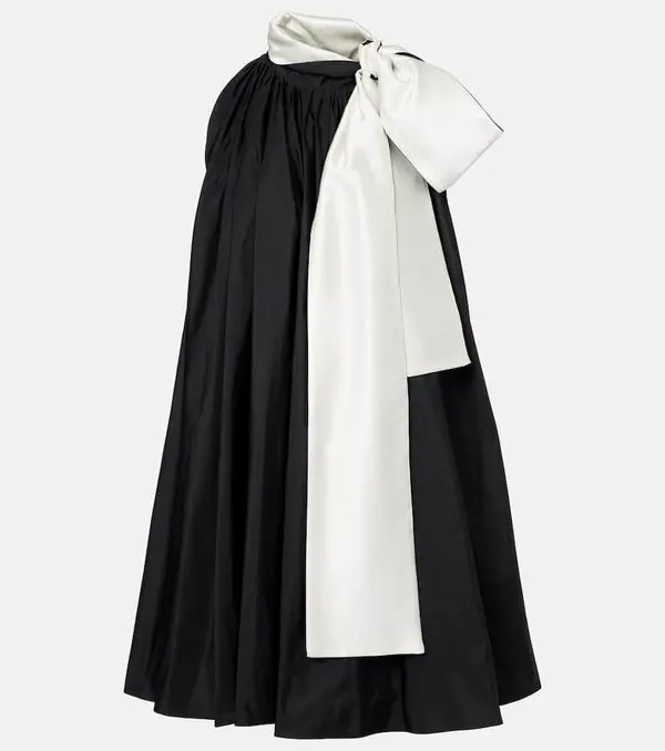 Max Mara Pleated Minidress - Black