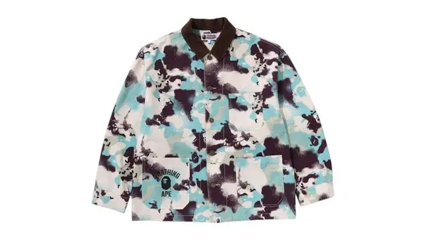 BAPE Map Camo Work Jacket - Multicolor