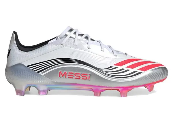 Adidas F50 Elite Fg Messi Prestig10 Pack - Cloud White/lucid Red/silver Metallic