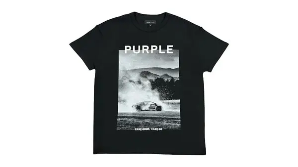 PURPLE BRAND Textured Inside Out Tee Shirt