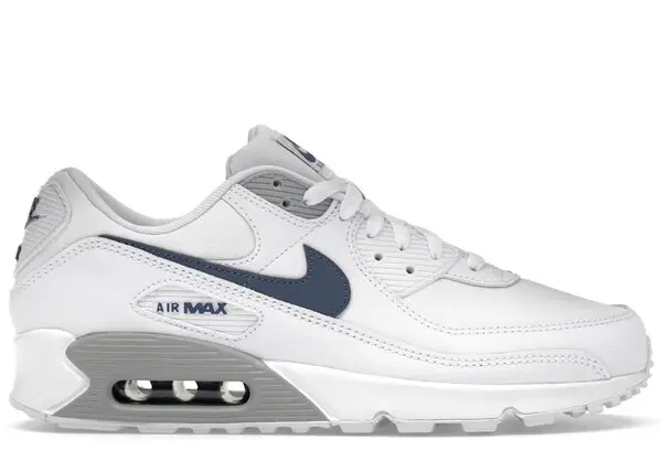 Nike Air Max 90 Sneakers - White/wolf Grey/diffused Blue