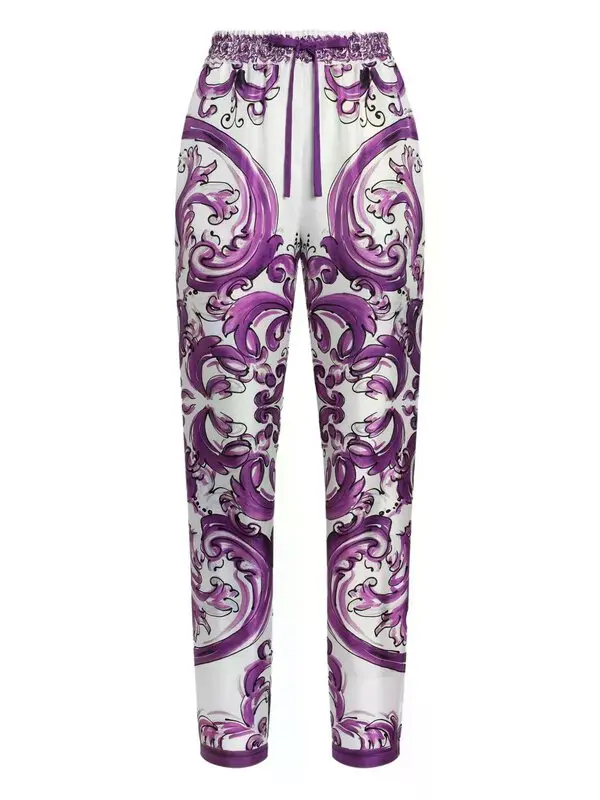 Dolce & Gabbana Silk Trousers