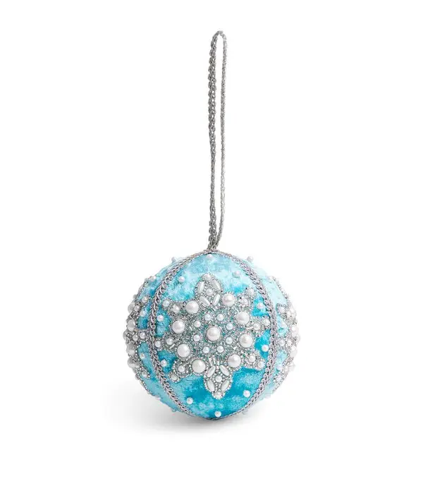 Harrods Snowflake-embellished Bauble