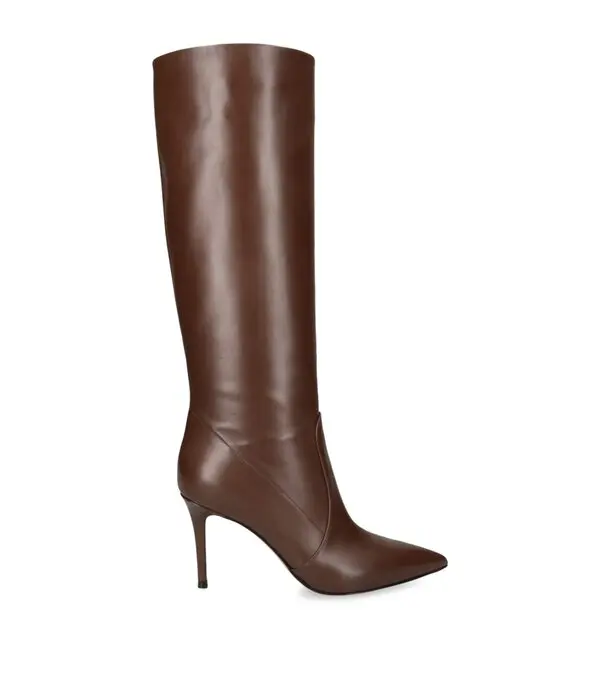 GIANVITO ROSSI Leather Hansen Vitello Glove Knee-high Boots 45