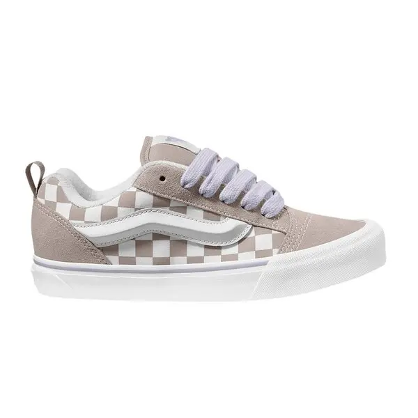 VANS Knu-skool Checkerboard Sneakers - Grey